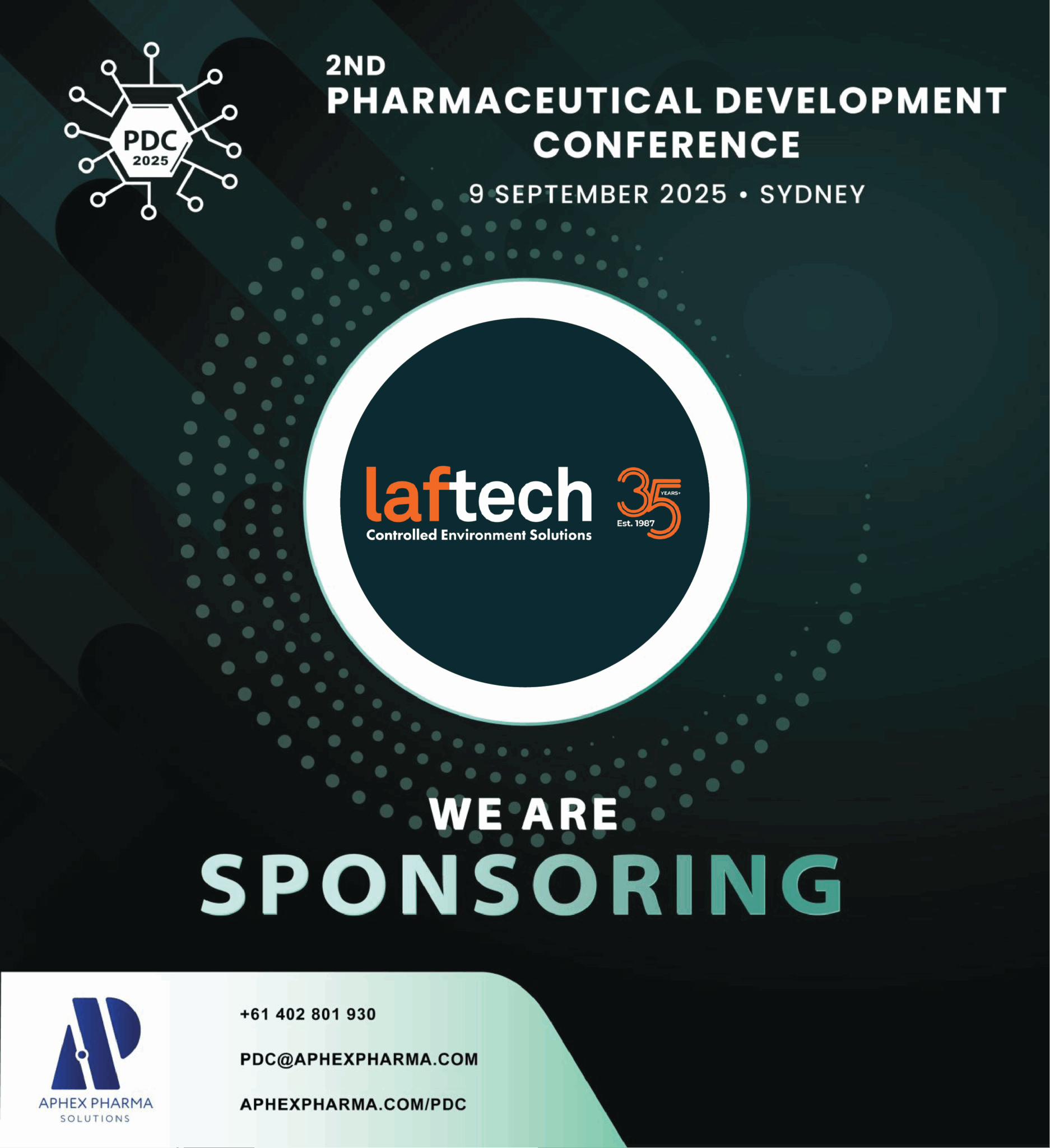 LAF tech at Pharmaceutical Development Conference 2025 - Laftech